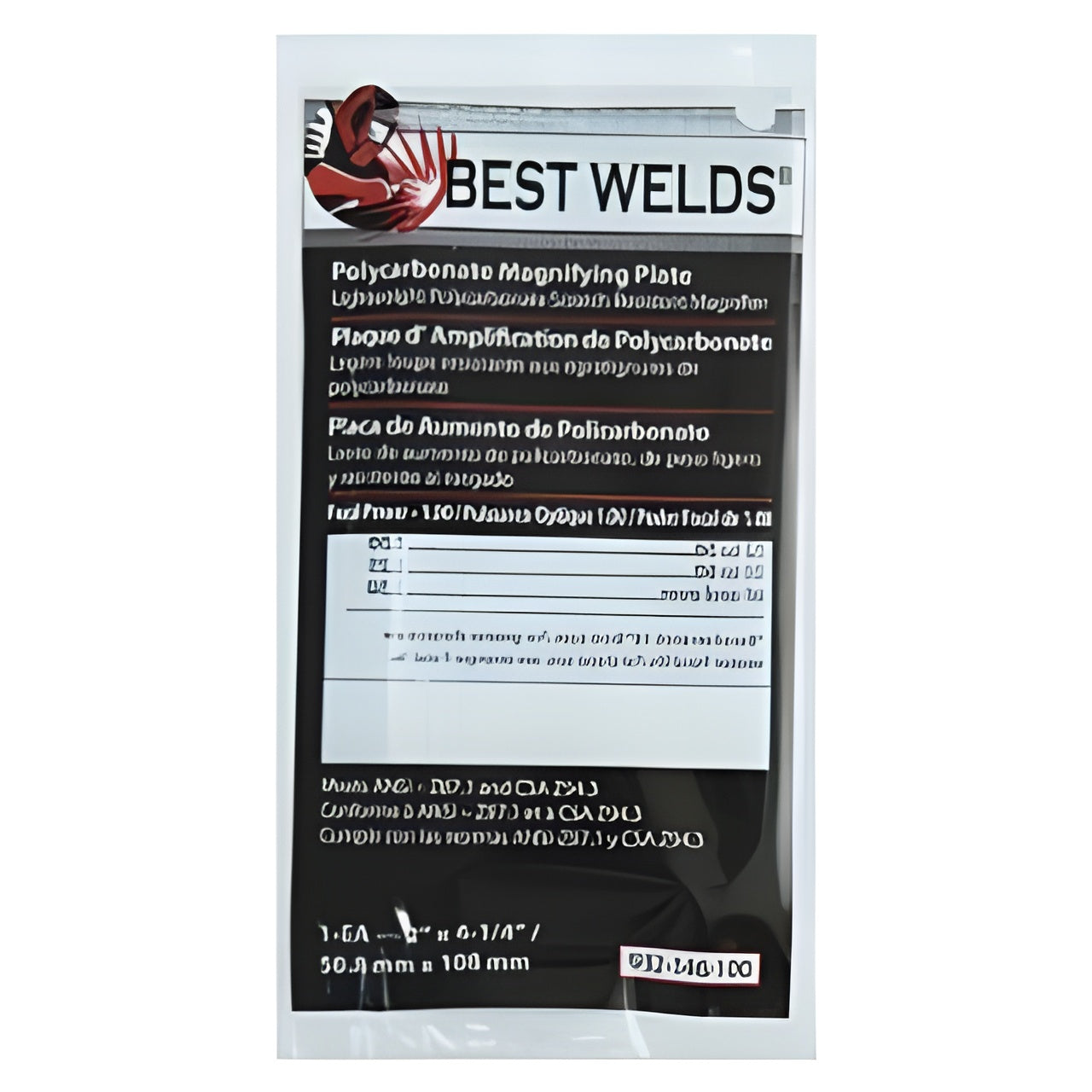 Plastic Magnifier Plate - Pack of 25 – Best Welds – Industrial ProShop