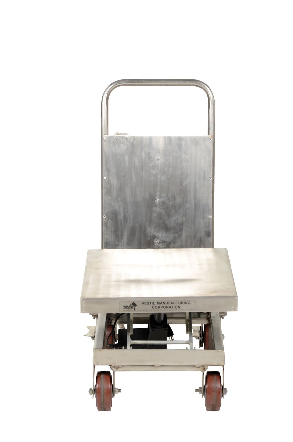 500 Lb. Partially Stainless Steel Linear Actuated Elevating Cart – CAR ...