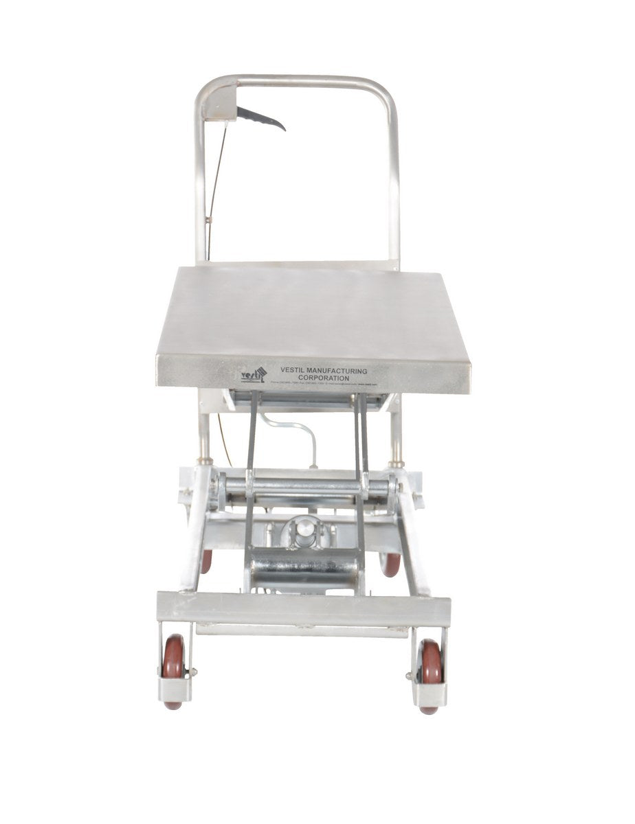 800 Lb. Partially Stainless Steel Hydraulic Elevating Cart – CART-800 ...
