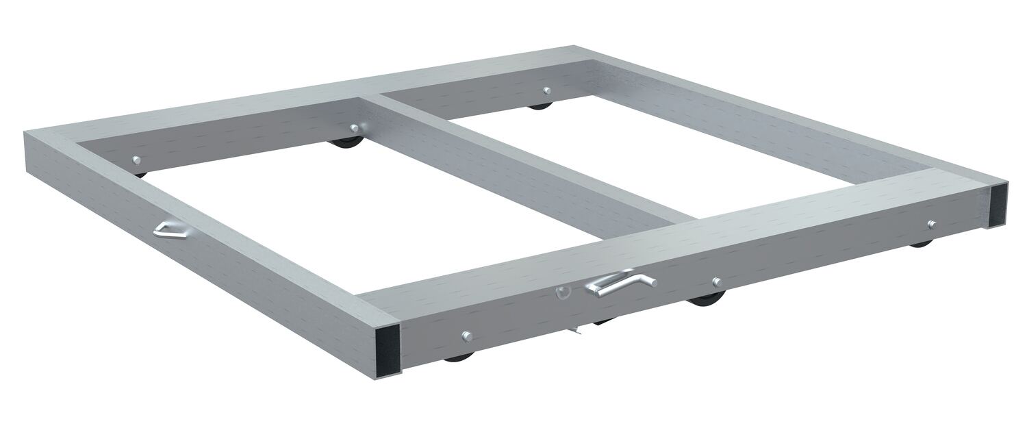 4000 Lb. Aluminum Pallet Dolly with Floor Lock – DOL-4248-6NT-FL – Ves ...