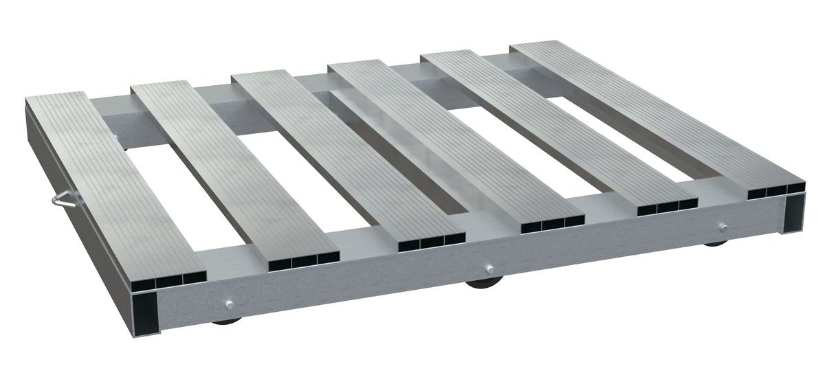 4000 Lb. Aluminum Pallet Dolly with Pallet Top and Tilt – DOL-PT-4248 ...
