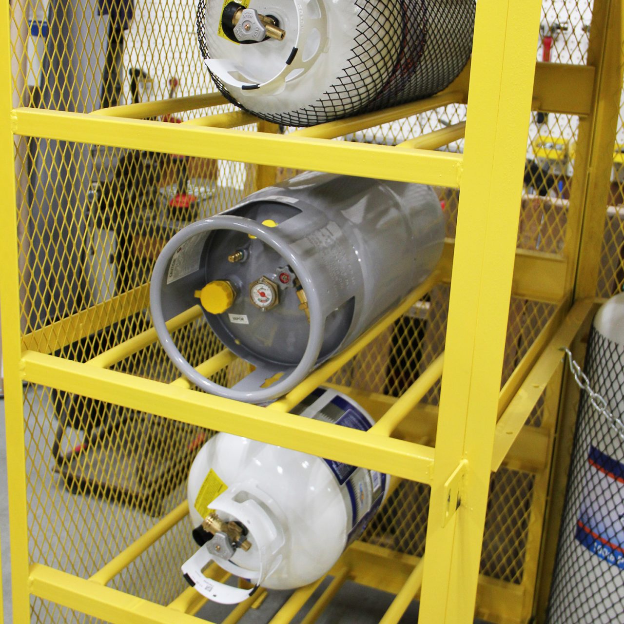 Gas Cylinder Storage Cabinet - Horizontal - Ultra Heavy Duty - Valley ...