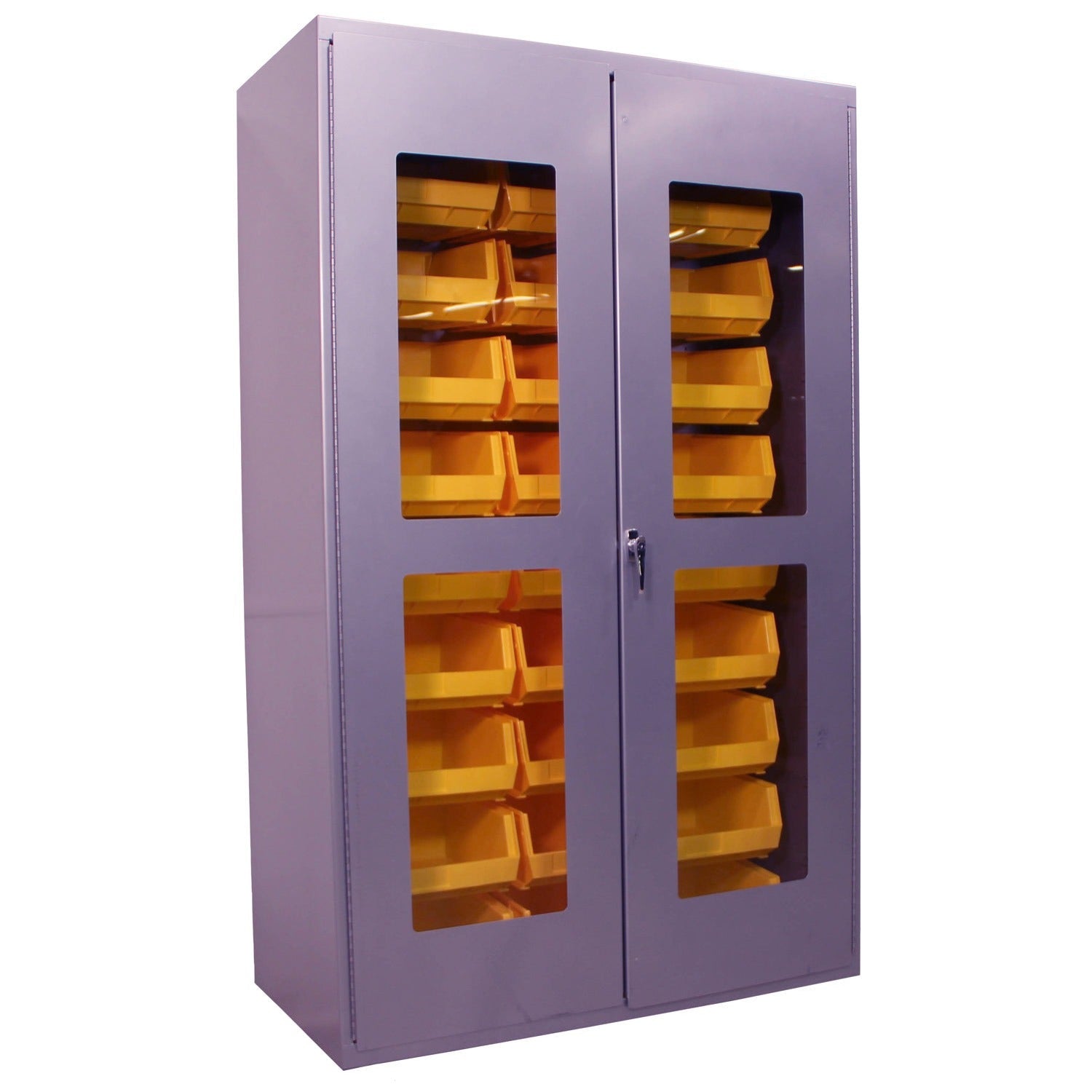 Clear-View Cabinets - Full Bins, Fully Louvered Back Cabinet - Valley ...