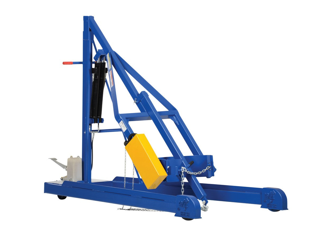 Steel Portable Hydraulic Drum Carrier, Rotator & Boom – 97-9/16" Lift ...