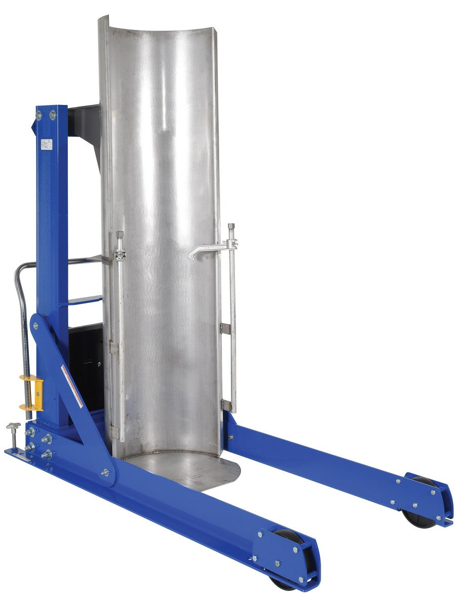 Stainless Steel Portable Hydraulic Drum Dumper – 36 In. Dump Height ...