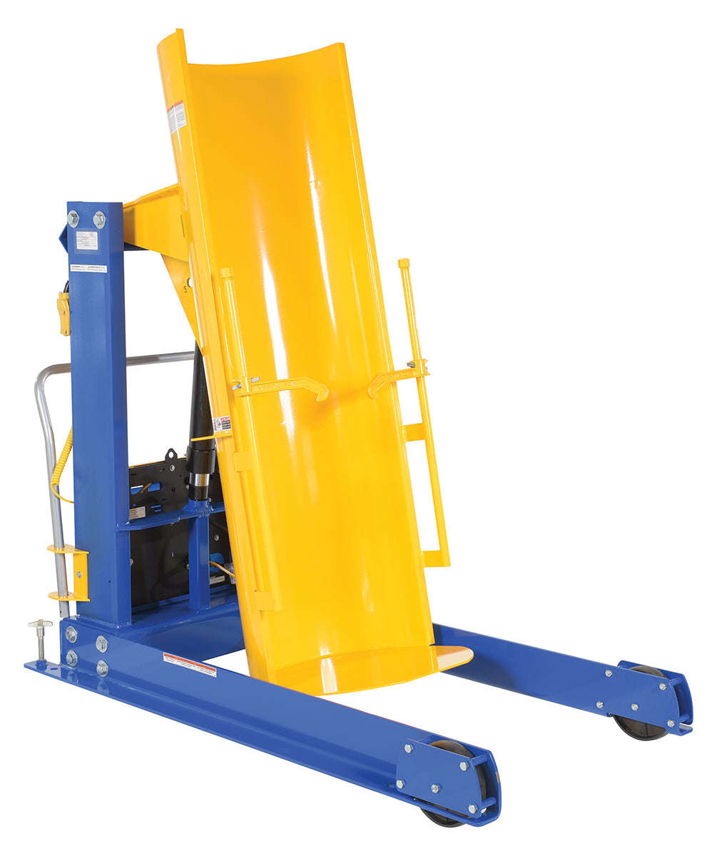 Steel Portable Hydraulic Drum Dumper – 48 In. Dump Height – 1,000 lb C ...
