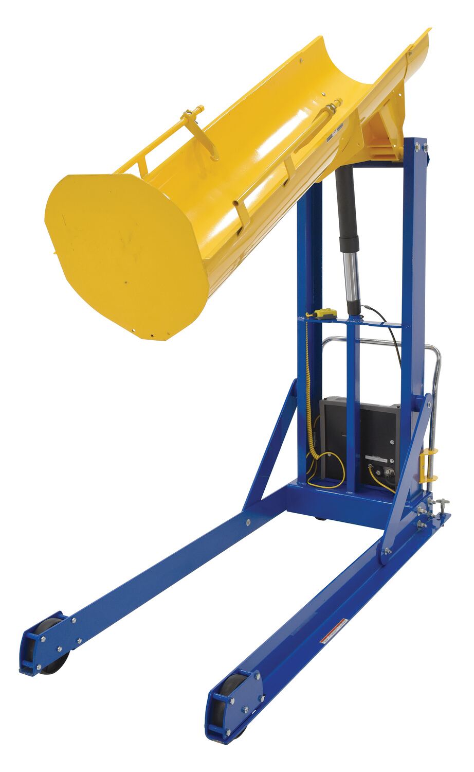 Steel DC Powered Portable Hydraulic Drum Dumper – 72" Dump Height – 1 ...
