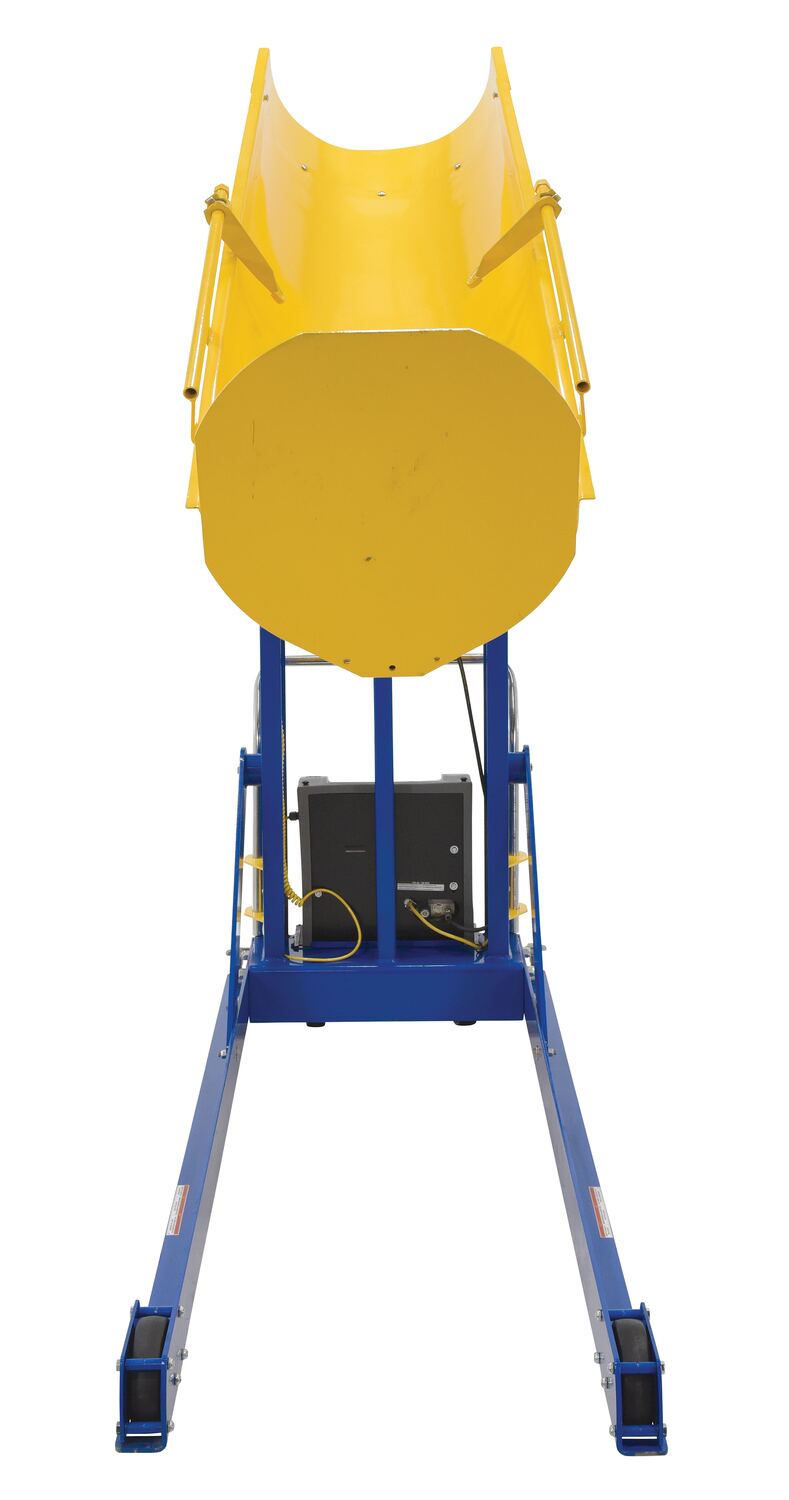 Steel DC Powered Portable Hydraulic Drum Dumper – 72" Dump Height – 1 ...