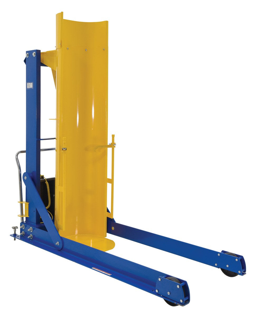 Steel Portable Hydraulic Drum Dumper – 72 In. Dump Height – 1,000 lb C ...