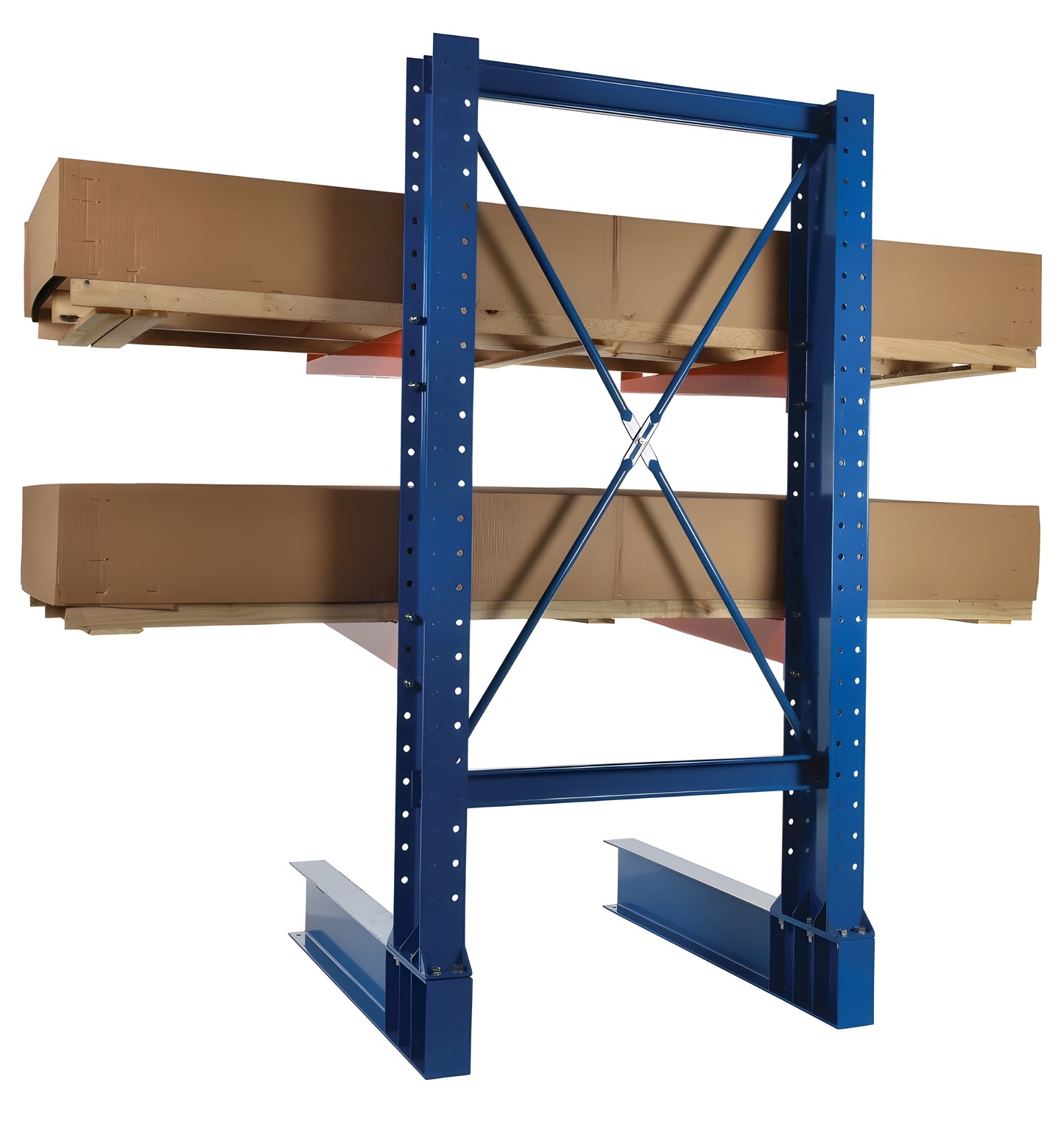 Steel Heavy Duty Cantilever Rack Kit - Single-Sided - 36 In. Arm Set ...