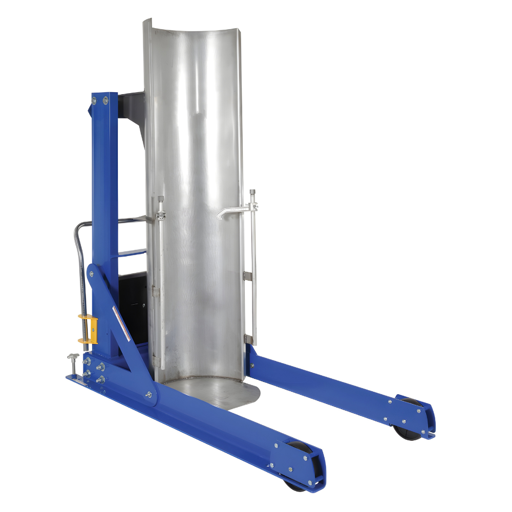 Stainless Steel Portable Hydraulic Drum Dumper – 48 In. Dump Height ...