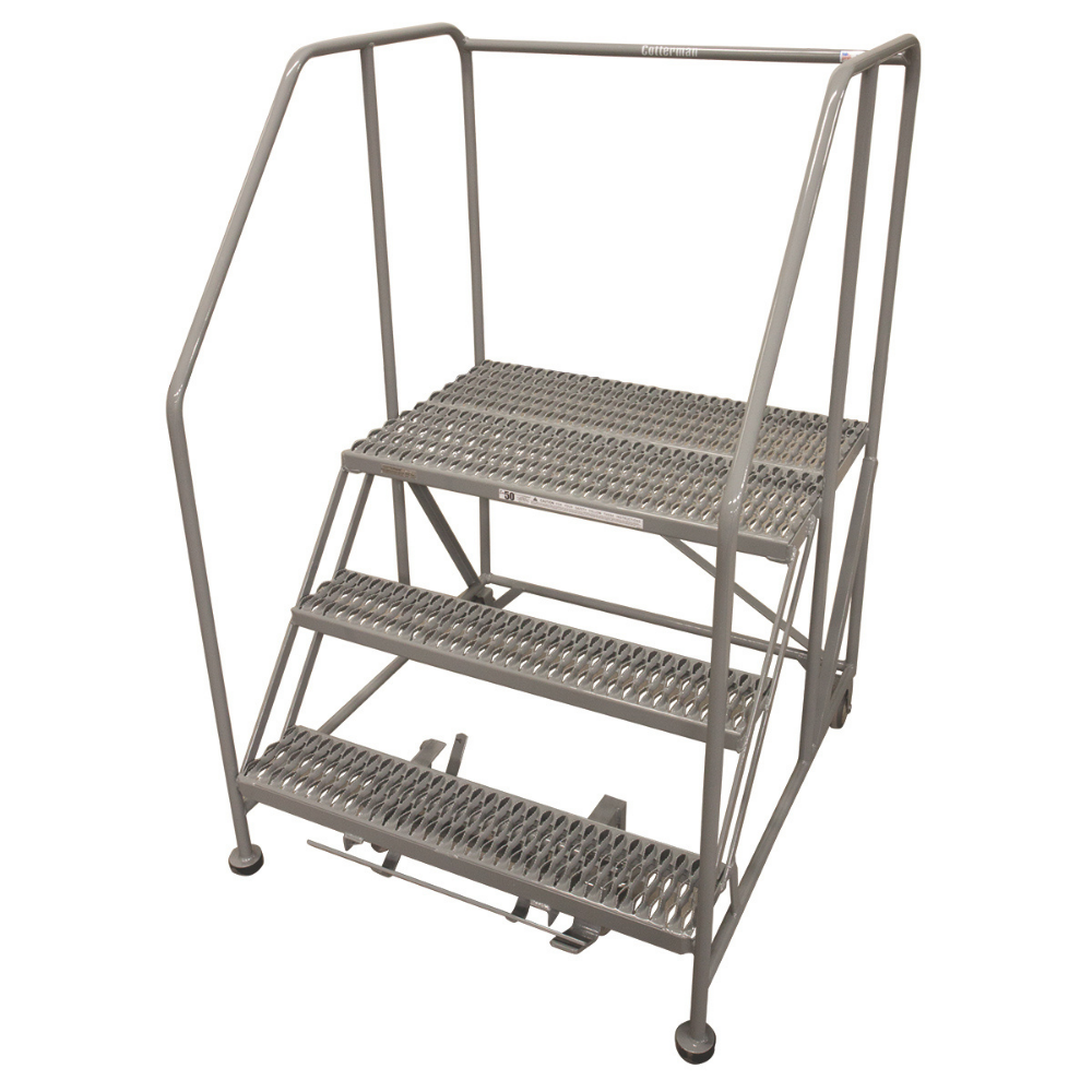 Work Platform - Series WP - 3 Step, Handrails - Cotterman – Industrial ...
