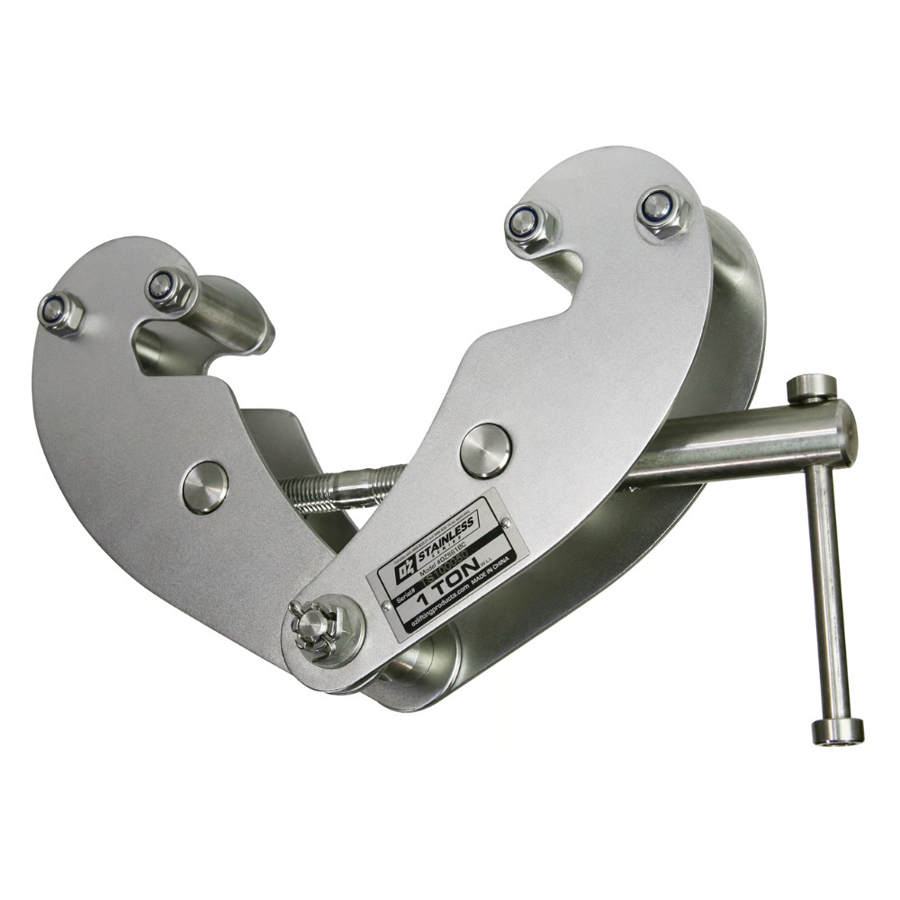 1 ton Beam Clamp - Stainless Steel - OZ Lifting – Industrial ProShop