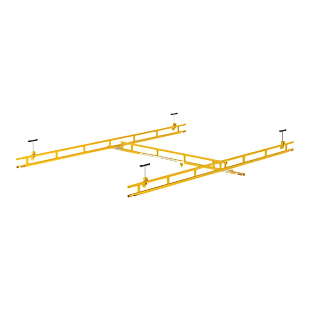 Ceiling Mounted Traveling Bridge Fall Protection, 2-Person Rated, 20ft ...