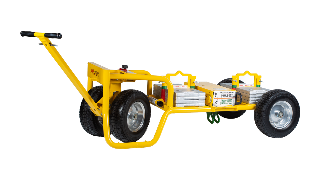 Saber Mobile Fall Protection Cart - Leading Edge Safety – Industrial ...