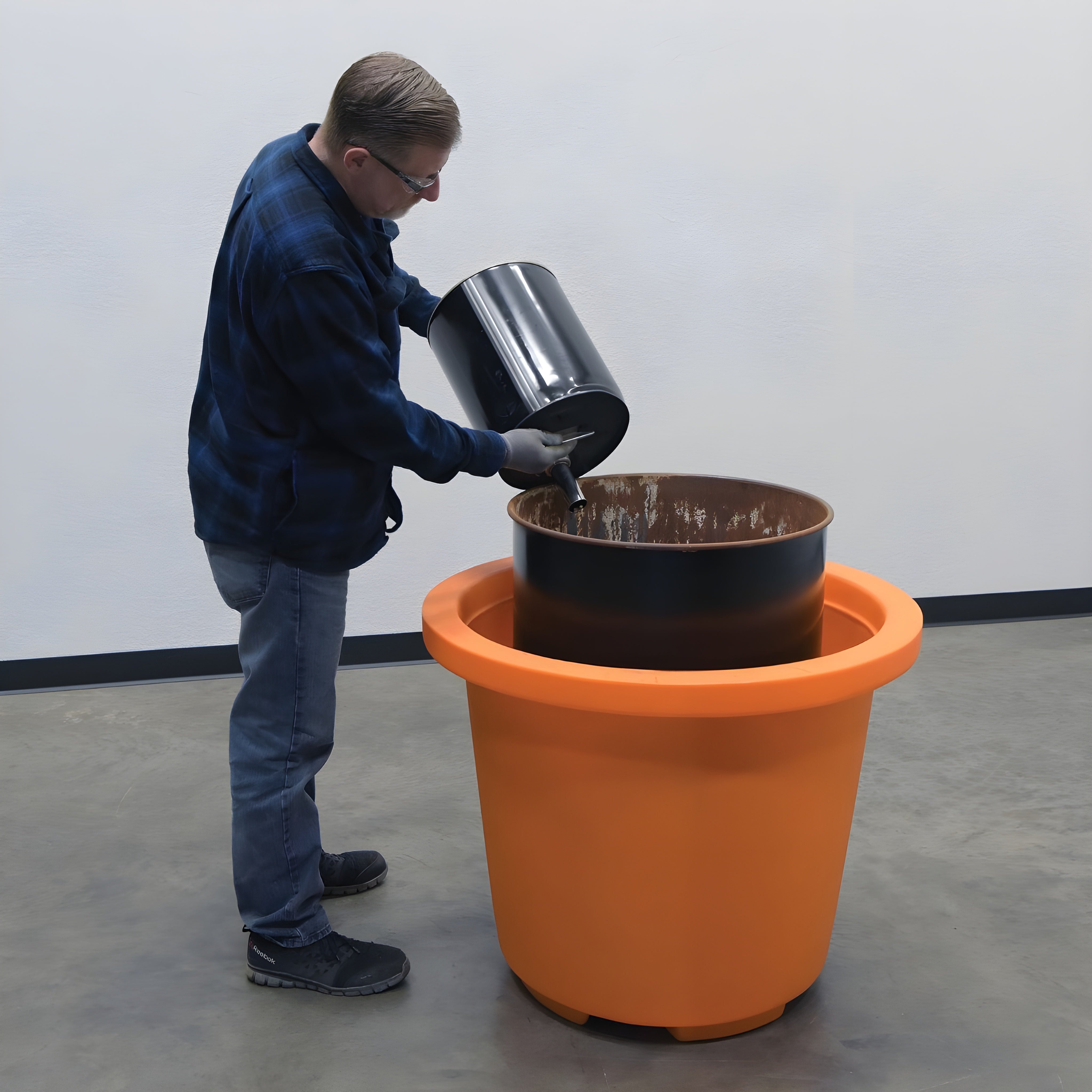 Low Density Polyethylene Over Pack Drum Containment Container – 1 Drum ...