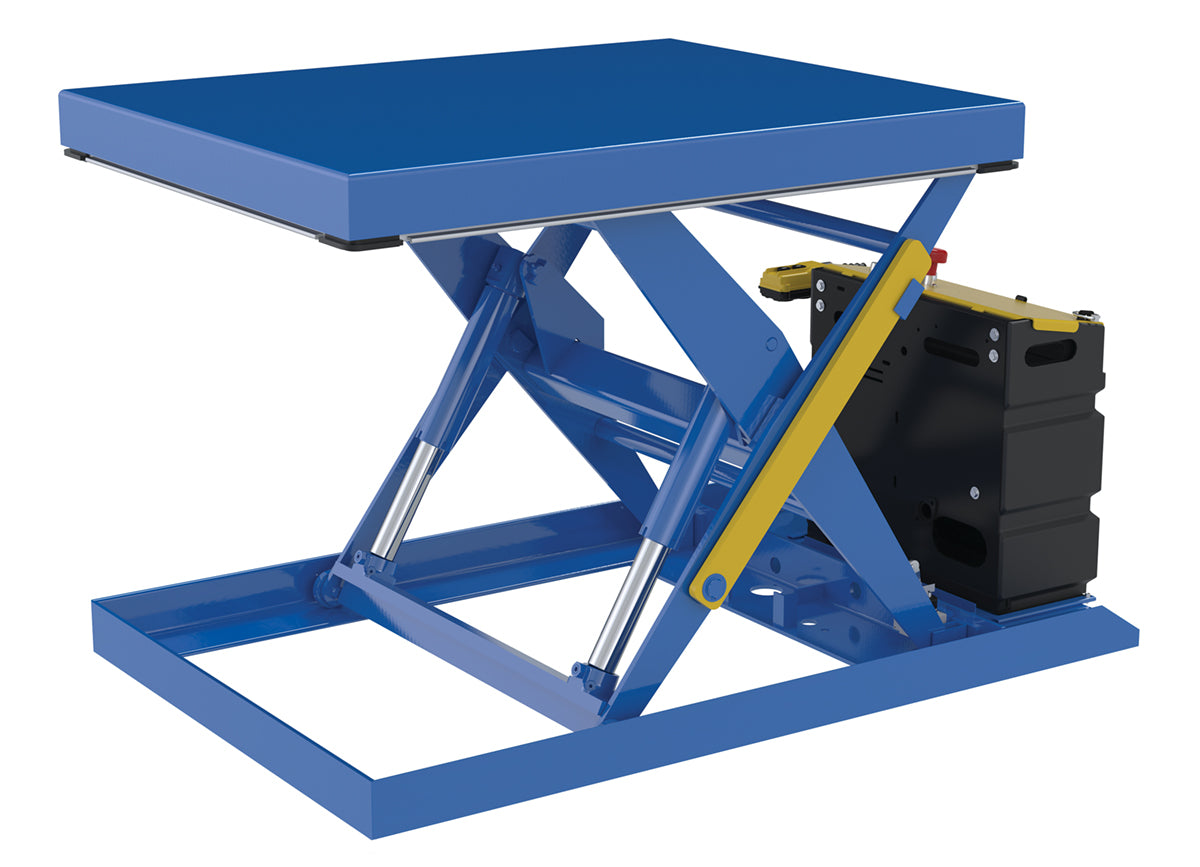 2,000 Lb. Steel Scissor Lift Table DC Power – SCTAB-2000-3240-DC – Ves ...