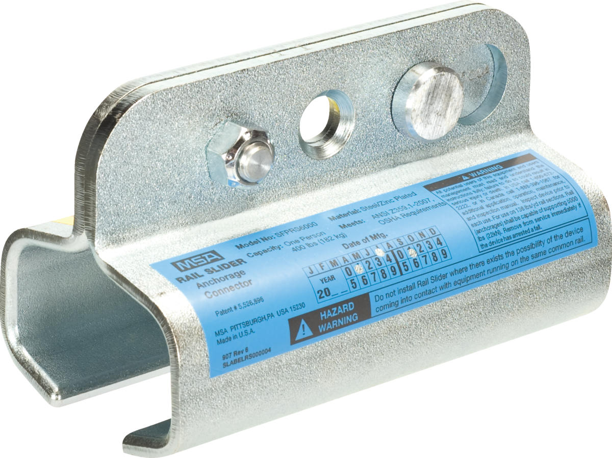 Rail-Slider Anchorage Connector - MSA – Industrial ProShop