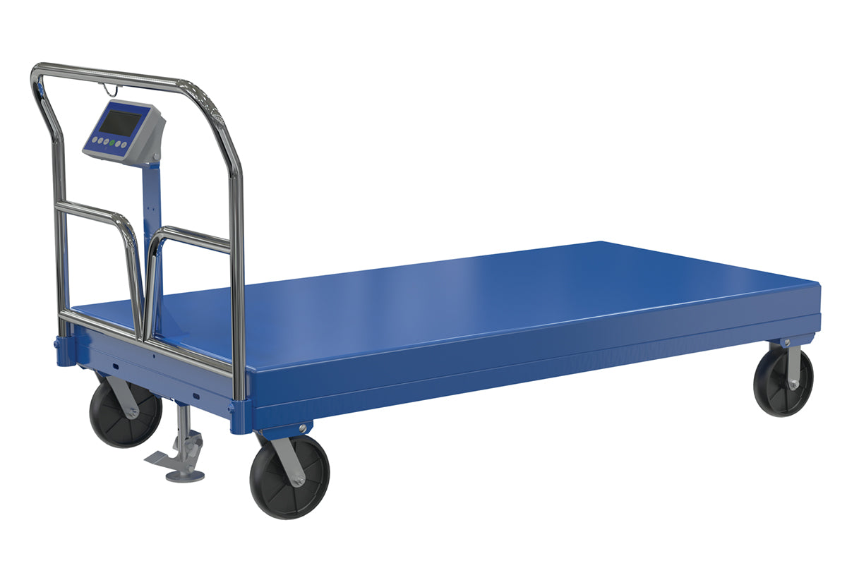 3600 Lb. Steel Platform Truck with Scale – SPT-3672-SCL – Vestil – Industrial ProShop