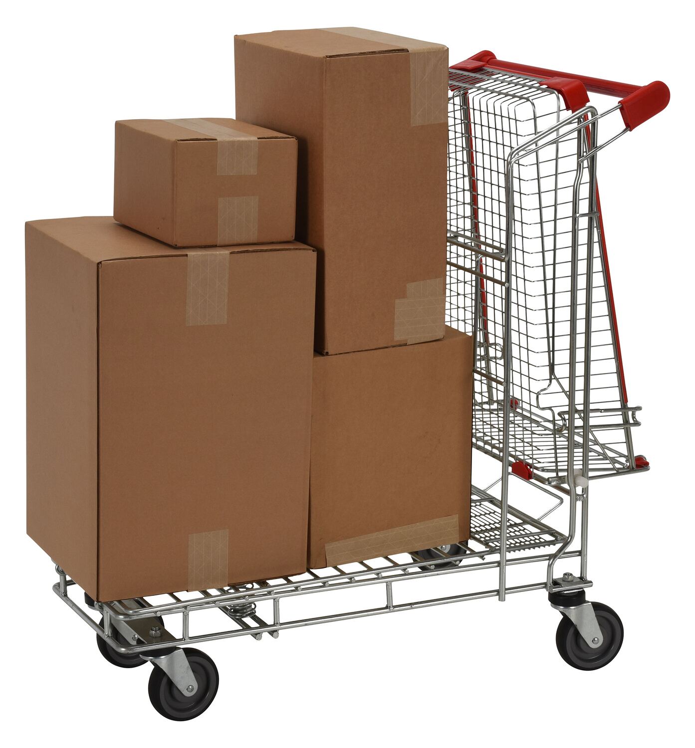 90 Lb. Steel Nestable Wire Cart – WIRE-S – Vestil – Industrial ProShop