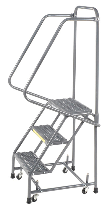 Spring Loaded Caster Ladder - 3 Step, Handrails - Ballymore ...