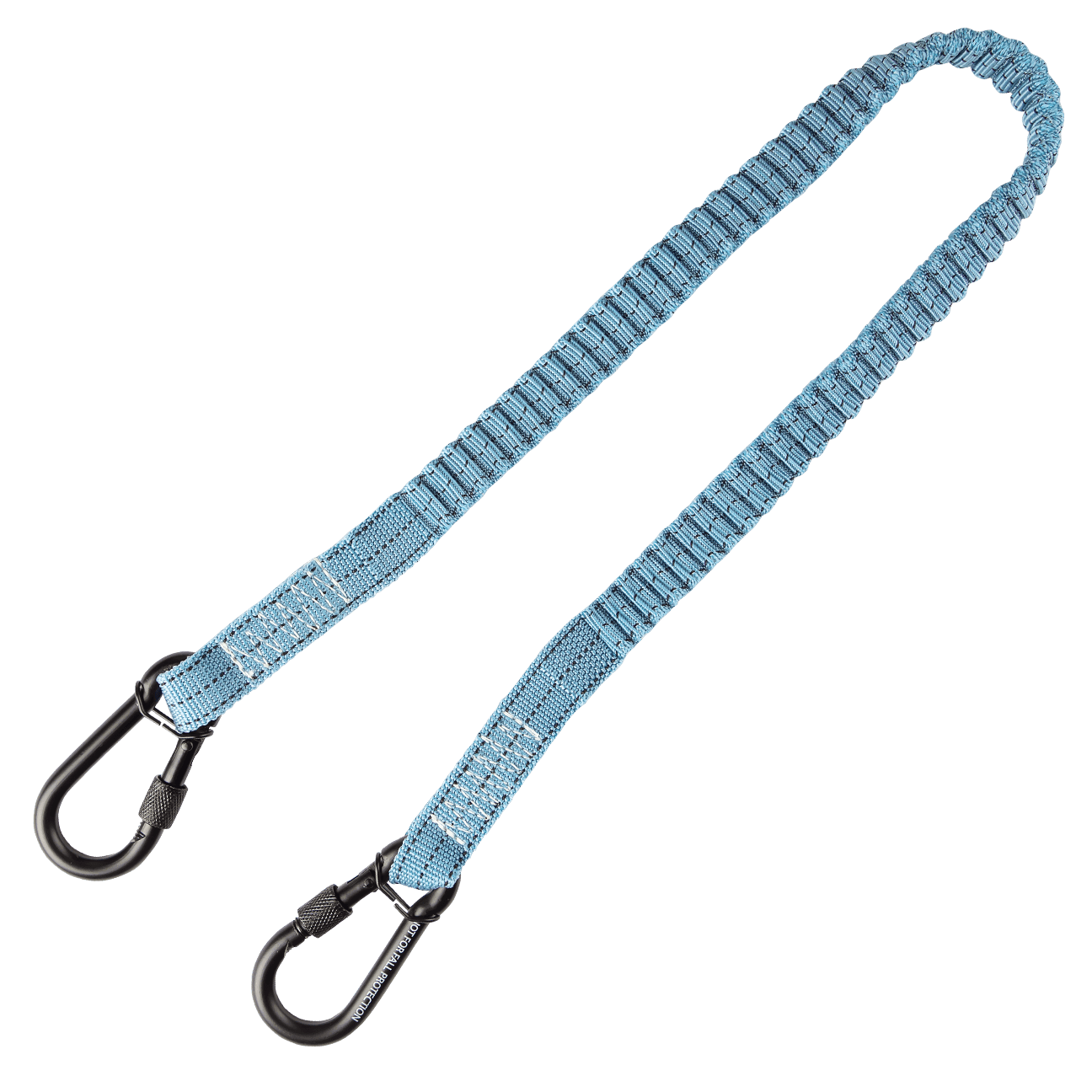 15 lb Tool Tether w/ Dual Steel Screw Gate Carabiners – Industrial ProShop
