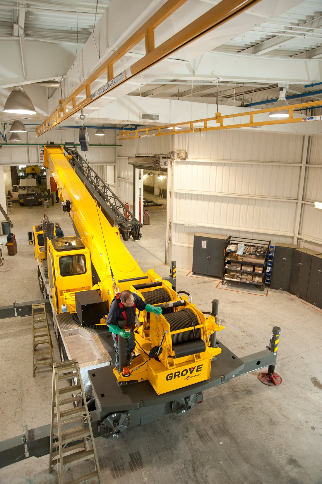 Ceiling Mounted Monorail Fall Protection, 2-Person Rated, 20ft Support – Industrial ProShop