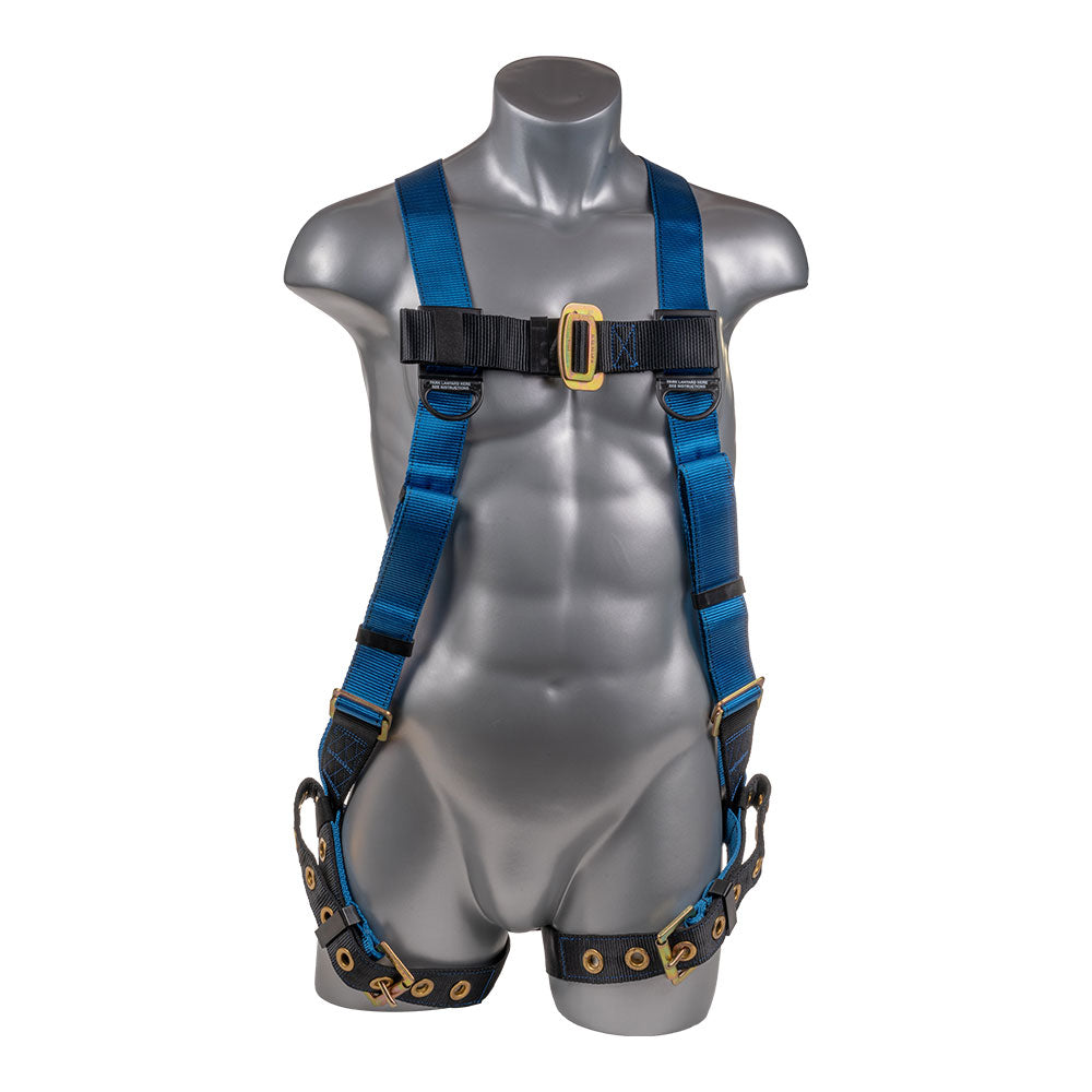Safety Harness, 5pt, Tongue Buckle Legs, Dorsal D-Ring - Palmer Safety ...