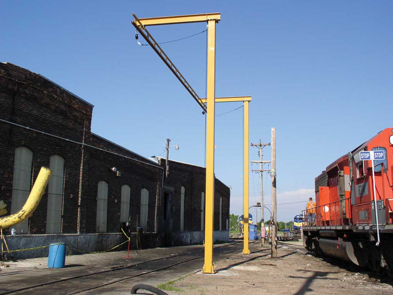 Inverted L Freestanding Fall Protection, 2-Person, 30' Support Spacing