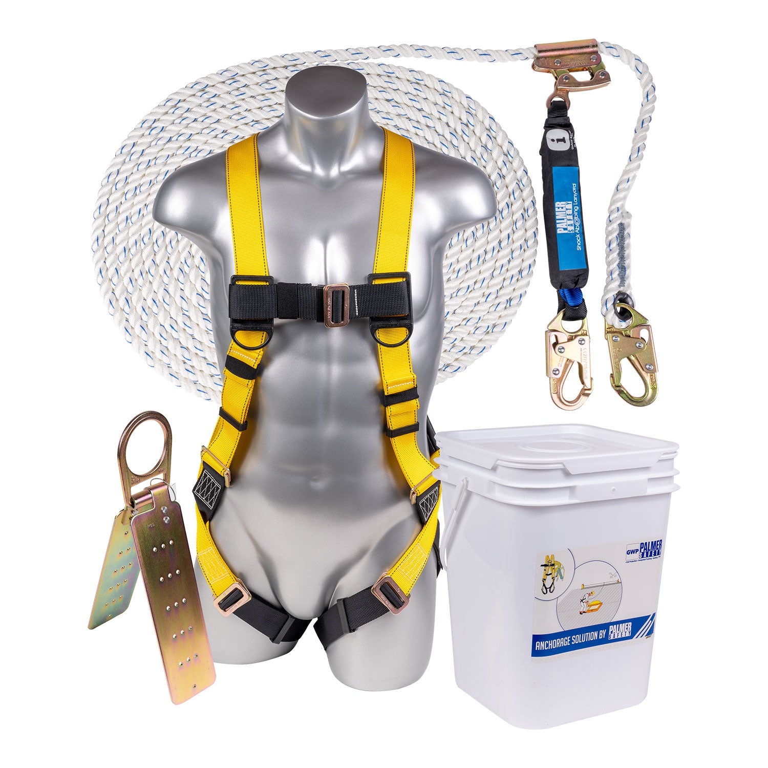 Roofing Fall Protection Safety Kit -Palmer Safety – Industrial ProShop
